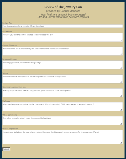 Tutorial: Review a Story | Create Great Stories